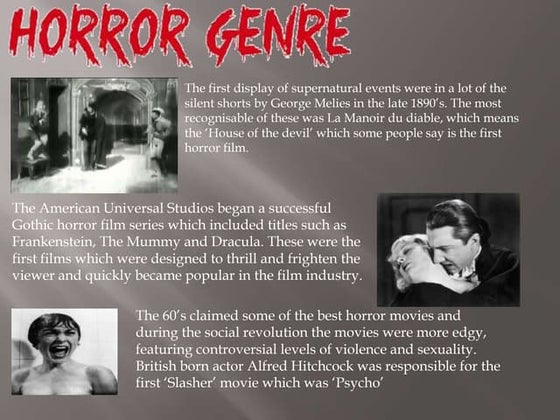 Audience for The Descent: 1 - Horror fans | PDF