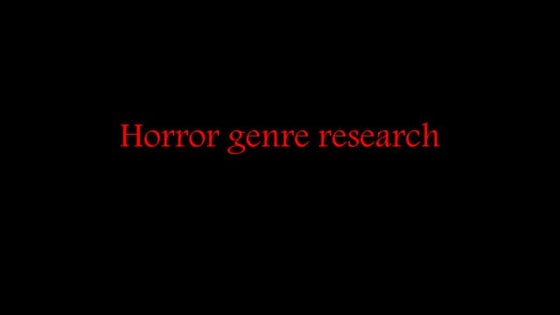 Codes and conventions in the horror genre | PPTX | Horror | Genres