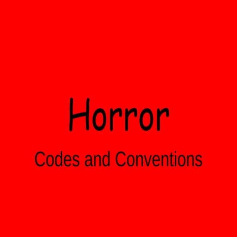 Horror Mood Board | PPT
