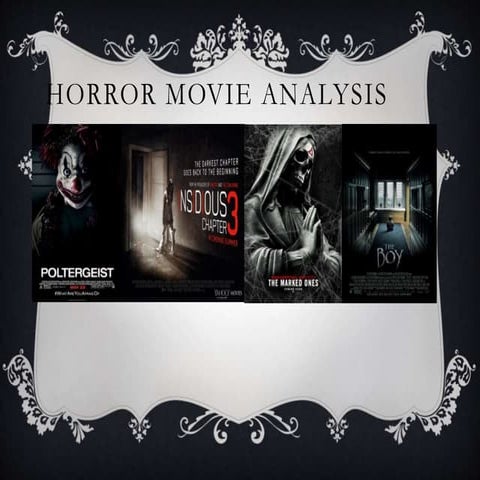 Horror movie analysis | PPTX