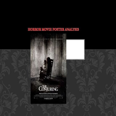 Horror movie poster analysis | PPT