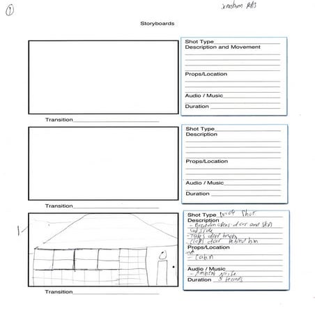 Horror Movie Storyboard | PDF