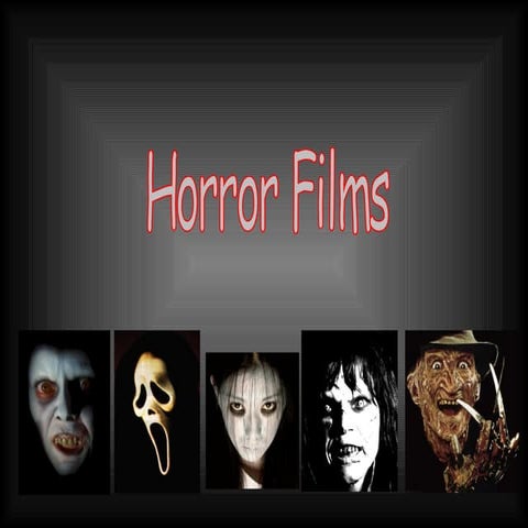 Suspense, thriller, and horror | PPTX