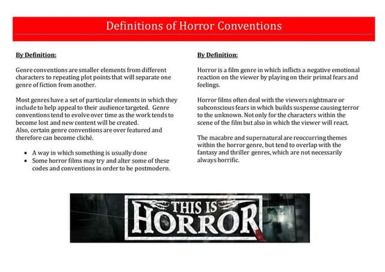Conventions of the Fantasy genre | PPTX | Fantasy | Genres
