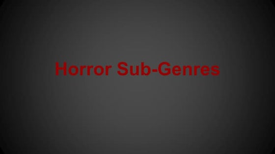 Codes & Conventions of Supernatural Horror | PPT
