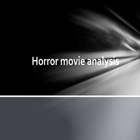 Horror theme slide | PPT
