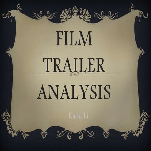 Horror trailer analysis | PPT