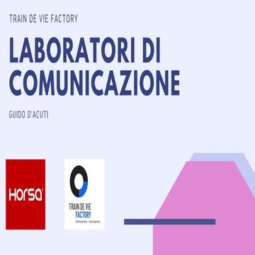 laboratori di comunicazione | PDF