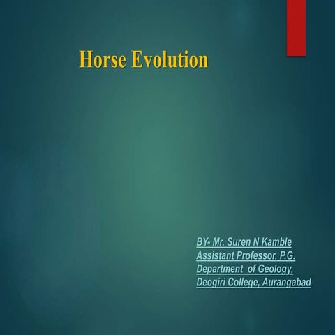 horse evolution.PPTX