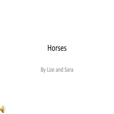 Horses | PPT