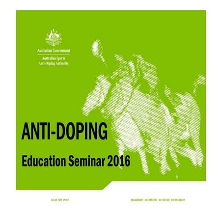 Anti-doping Education Seminar 2016 | PPT
