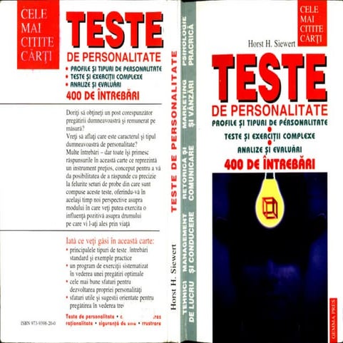 Horst siewert -_teste_de_personalitate | PDF