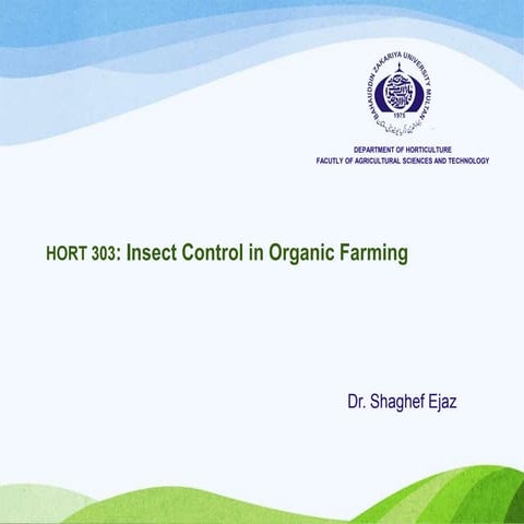HORT-303 Insect control in organic farming.pptx