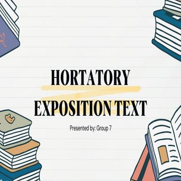 Hortatory exposition | PPTX