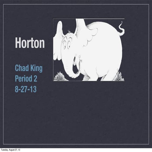 Horton hears a who | PDF