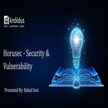Horusec - Security & Vulnerability | PDF