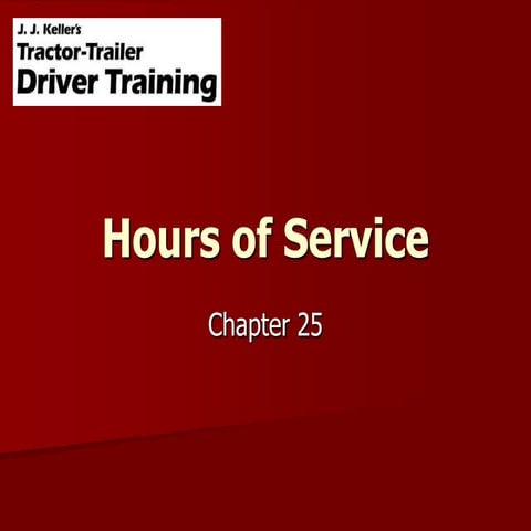 Hours of Service | PPTX