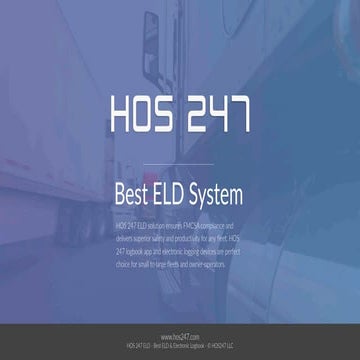 ELD userguide by HOS247 | PDF