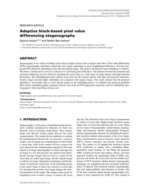 A Novel Data Embedding Method Using Adaptive Pixel Pair Matching Pdf 7248