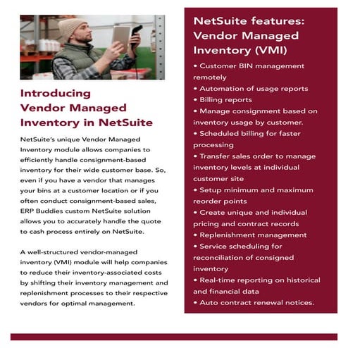 Vendor managed inventory (VMI) | PPTX