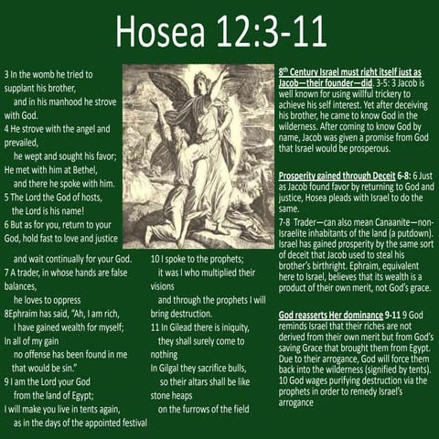 Hosea 12 | PPTX