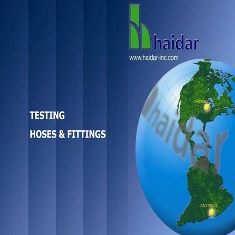 TESTING HOSES & Fittings | PPSX