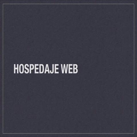 Hospedaje web | PDF