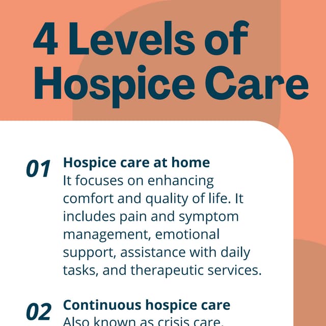 4 Levels of Hospice Care | PDF
