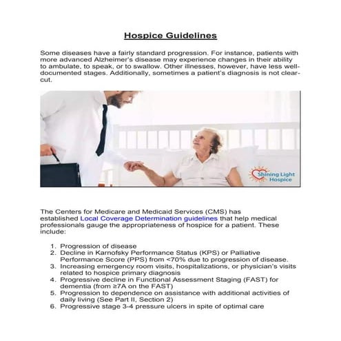 Hospice Guidelines | PDF