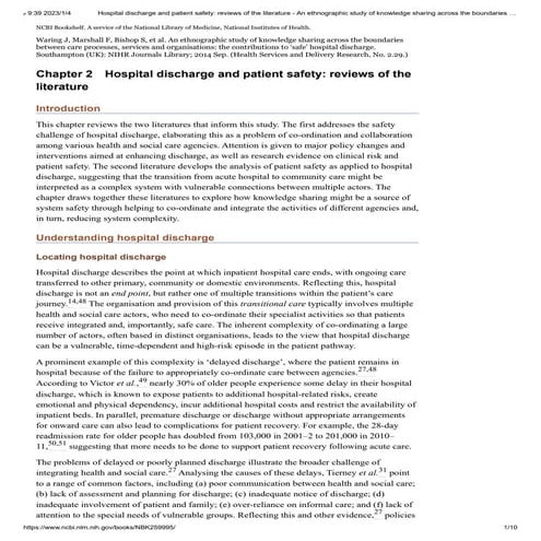 Discharge hospital, patient safety of th | PDF