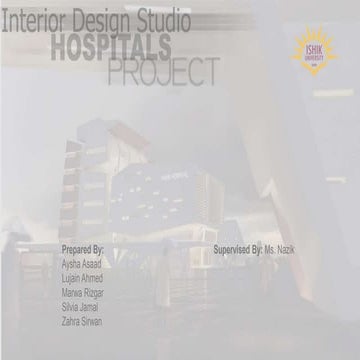 Hospital Design Case Study | PPTX