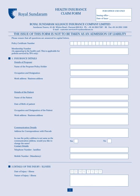 MediAssist_PreAuth_Form.pdf | Health Insurance | Insurance