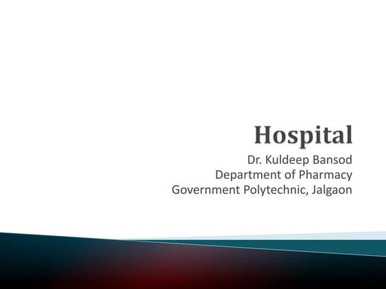 organization structure of hospital | PPT
