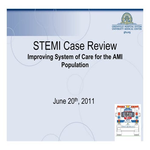 Hospital EMS Case Review STEMI Meeting | PDF