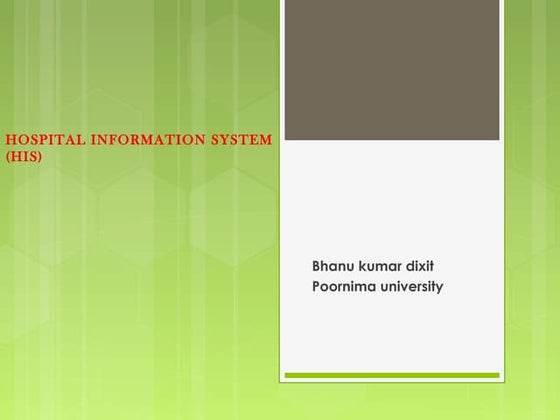 Hospital information system | PPT