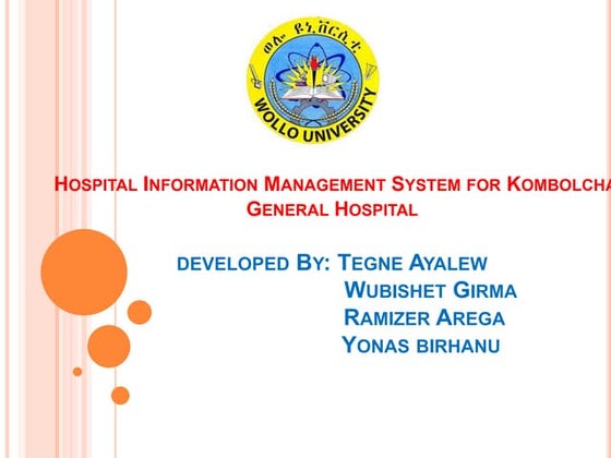 Overview of hospital information system lecture | PPT