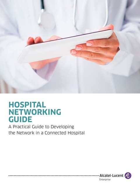 hospital network using hybrid topology in cisco | PPTX
