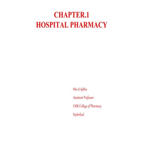 Hospital types and functions | PPTX