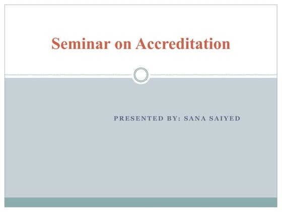 Joint Commission International (JCI) | PPTX