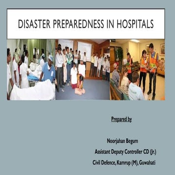 Hospital Disaster Management power point slide | PPTX