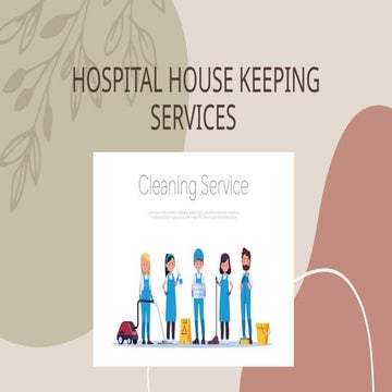 HOSPITAL HOUSEKEEPING SERVICE FOR HEALTHCARE STUDENTS .pptx