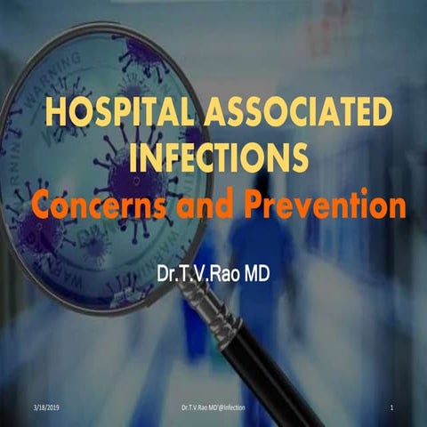 HOSPITAL ASSOCIATED INFECTIONS Concerns and Prevention | PPTX