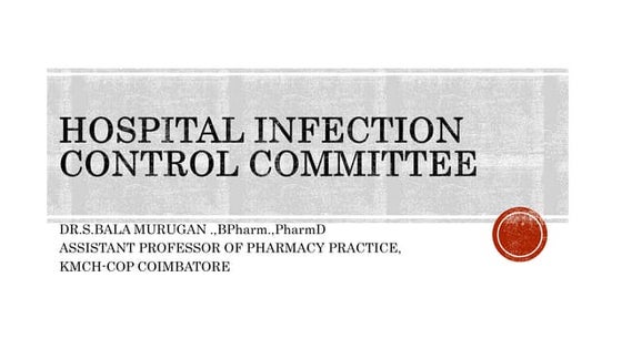 Hospital Infection Control Committee.pptx