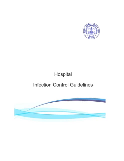 Hospital infection control committee | PPTX