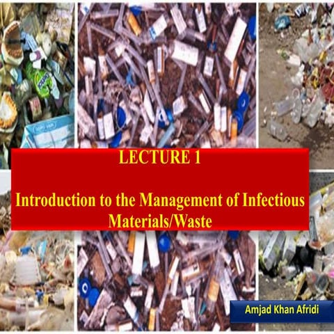 Introduction to Hospital Infectious Materials Waste Management | PPTX ...