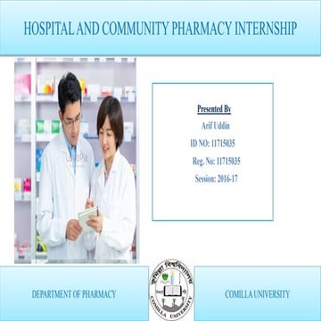 Hospital intern report.pptxbxhx.ajajsj.ahhshzbzn. | PPTX