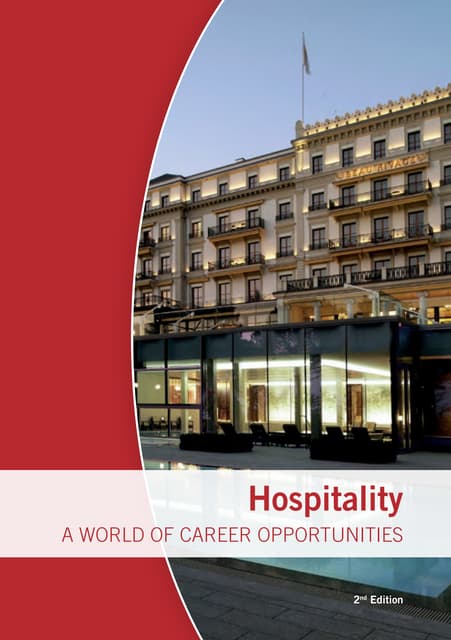 Chapter 6 tourism and hospitality career pathway and entrepreneurship ...
