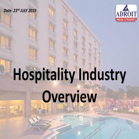 Hospitality industry overview | PDF