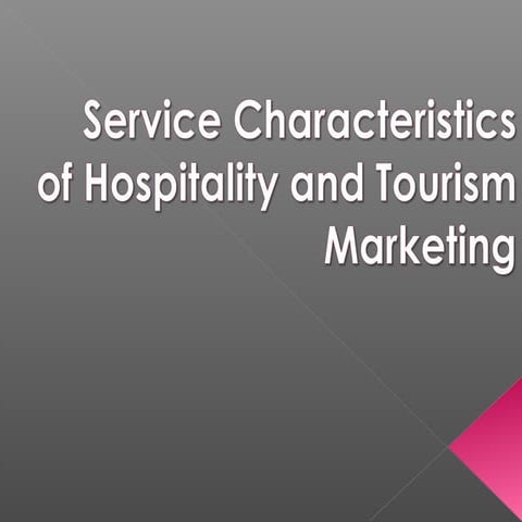 Service Characteristics | PPT