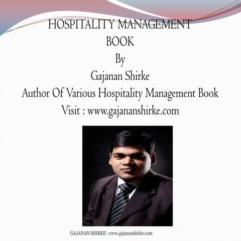 Hospitality management book | PPSX